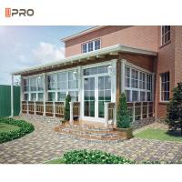China Luxury Conservatory Laminated Glass Sunroom Garden Veranda Aluminum Glass Sun Room for sale