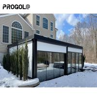 China Sleek Aluminum Pergola Motorized Outdoor Oasis With Waterproof Protection for sale
