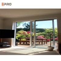 China Customizable Aluminium Sliding Glass Doors For Entry And Balcony for sale