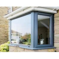 China Burglarproof Aluminum Casement Windows With Flyscreen Georgian Bar Glass Bay Windows for sale