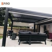 China OEM Modern Aluminum Pergola Gazebo Outdoor Garden To Block Light And Rain for sale