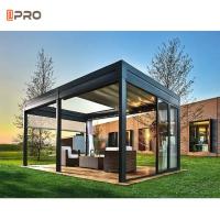 China Fully Automatic Bioclimatic Louvered Modern Aluminium Pergola Outdoor Gazebo for sale