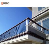 China Powder Coated Aluminum Balustrade Fencing Decorative Black Garden Pool Slat Panels Fence for sale