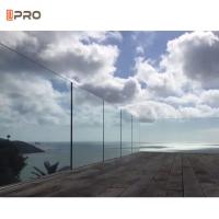 China Aluminum Glass Balustrade U Channel System Swimming Pool Handrail Railing Clamp Spigots Frameless for sale