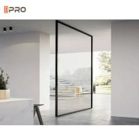 China Custom Aluminum Pivot Doors System Modern Interior Hinge Front Pivot Door for sale
