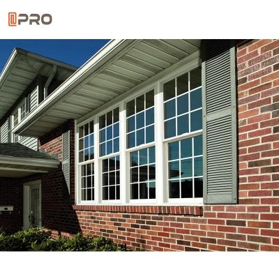 China Customized Aluminium Double Top Hung Window Opener American Sash Windows for sale