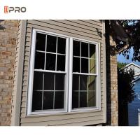 China Customized Aluminium Double Top Hung Window Opener American Sash Windows for sale