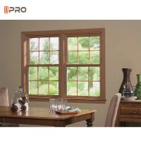 China Aluminum Vertical Sliding Glass Sash Windows Single Or Double Hung Window for sale