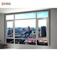 China Insulated Aluminum Casement Windows Burglar Proof And Fly Screen Mesh Integrated for sale