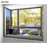 China Insulated Aluminum Casement Windows Burglar Proof And Fly Screen Mesh Integrated for sale