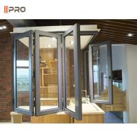 China Kitchen Aluminum Bifold Windows Insulation Glass Windows Powder Coated for sale