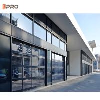 China Custom Security Aluminum Garage Door Glass Garage Door Panel Automatic Roller Shutter for sale