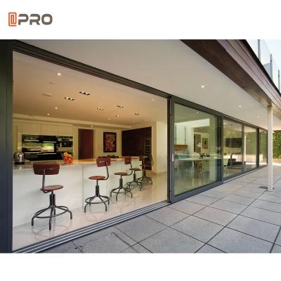 China Modern Waterpfoof Customized Aluminum Glass Sliding Door For House for sale