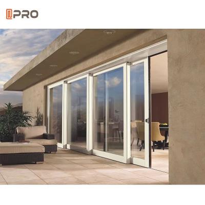 China Double Glazing Aluminum Sliding Door Lowes Sliding Glass Patio Doors Exterior Bedroom for sale