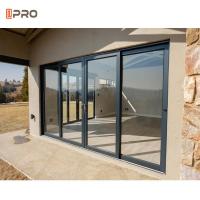 China Double Glazing Aluminum Sliding Door Lowes Sliding Glass Patio Doors Exterior Bedroom for sale