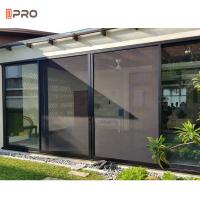 China Aluminium Perforated Metal Front Screen Mesh Magnetic Sliding Door Fly Screen for sale