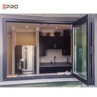 China Soundproof And Noise Reducing Aluminum Alloy Folding Windows for Residential for sale