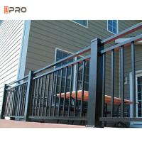 China Modern Aluminum Balustrade Pool Security Fencing Floor Mounted Weather Resistance for sale