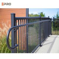 China Easily Assembled Security Aluminum Balustrade Boundary Wall Fence Privacy Fencing Handrail for sale