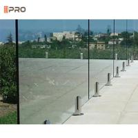 China Rot Proof Aluminum Glass Railing Handrail Pool Fence Stainless Steelsafe Balcony Fence for sale