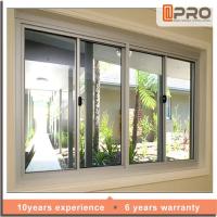 China Vertical Open Aluminum Sliding Windows With Screen Glass Sliding Windows Renovation For House for sale