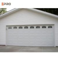 China Rolling Up Glass And Aluminum Garage Door With Automatic Lock For Home Mall Park for sale