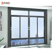 China Aluminum Anti Theft Double Glass Tilt And Turn Window Sound Proof For Residential for sale