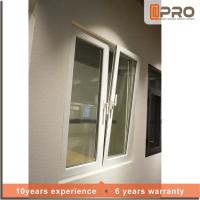 China European Style Tilt And Turn Aluminum Windows With Frame Jalousie Double Glazed for sale
