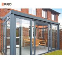 China Free Standing Sunrooms Glass Houses 4 Season Sunroom Winter Garden for sale