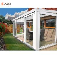China Free Standing Sunrooms Glass Houses 4 Season Sunroom Winter Garden for sale