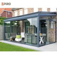 China Winter Garden Villa House Free Standing Veranda Aluminium Glass Sunroom for sale