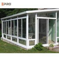 China Winter Garden Villa House Free Standing Veranda Aluminium Glass Sunroom for sale