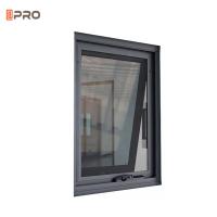 China Professional Australian Standard Double Glazed Aluminum Top Hung Awning Window for sale