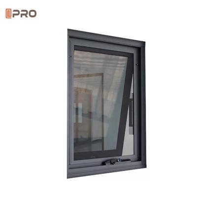 China Professional Australian Standard Double Glazed Aluminum Top Hung Awning Window for sale