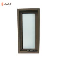 China Houses Fixed Double Glasses High Insulation Aluminum Casement Window Tilt Turn Window for sale