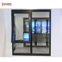 China Professional Australian Standard Double Glazed Aluminum Top Hung Awning Window for sale