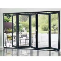 China Portable Folding Door Soundproof Aluminum Window  With Low Price for sale