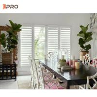 China Aluminum Alloy Louvered Door Louver Window Plantation Shutter Outdoor for sale