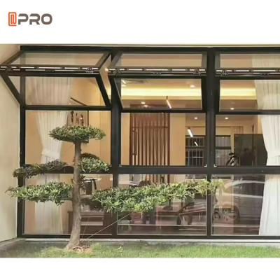 China Aluminum Alloy Vertical Folding Window Bifold Glass Window Balcony for sale