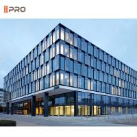 China Luxury Light Glass Wall  light Facade Building Glass Curtain Wall System for sale