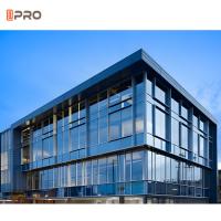 China Luxury Light Glass Wall  light Facade Building Glass Curtain Wall System for sale