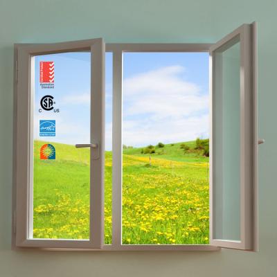 China Low-Maintenance  Black And White Casement Window For Easy Upkeep for sale