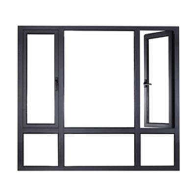 China Smart  Black And White Sliding Windows With Integrated Automation for sale