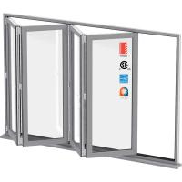 China Black And White Bifold Window With Enhanced Thermal Performance for sale