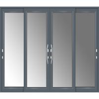 China Black And White Sliding Windows With Decorative Grilles For Added Charm for sale