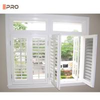 China Secure Black And White Louver Windows With Advanced Locking Systems for sale