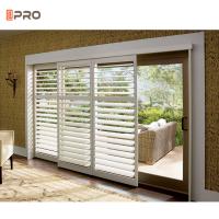 China Secure Black And White Louver Windows With Advanced Locking Systems for sale