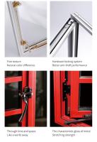 China Noise-Reducing  Black And White Sliding Windows For Quiet Living for sale