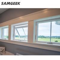 China Large  Black And White Awning Windows For Panoramic Views for sale