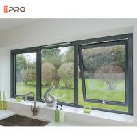 China Thermally Insulated  Black And White Aluminum Sliding Windows For Energy Savings for sale